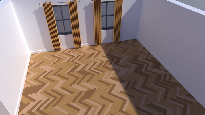 Chevron floor builder