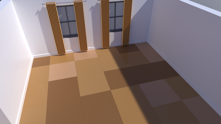 Chevron floor builder