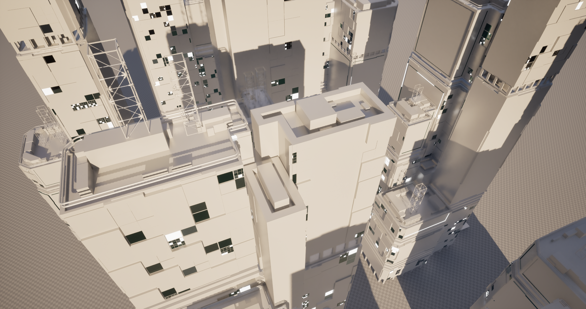 Futuristic skyscraper generator k