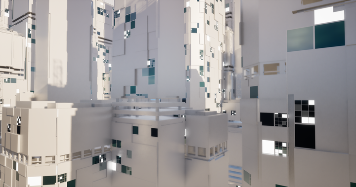 Futuristic skyscraper generator k