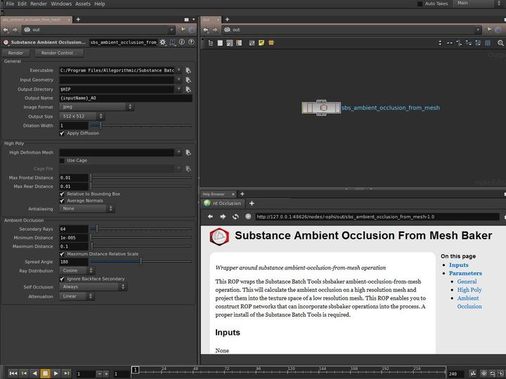 Substance Ambient Occlusion From Mesh Baker 