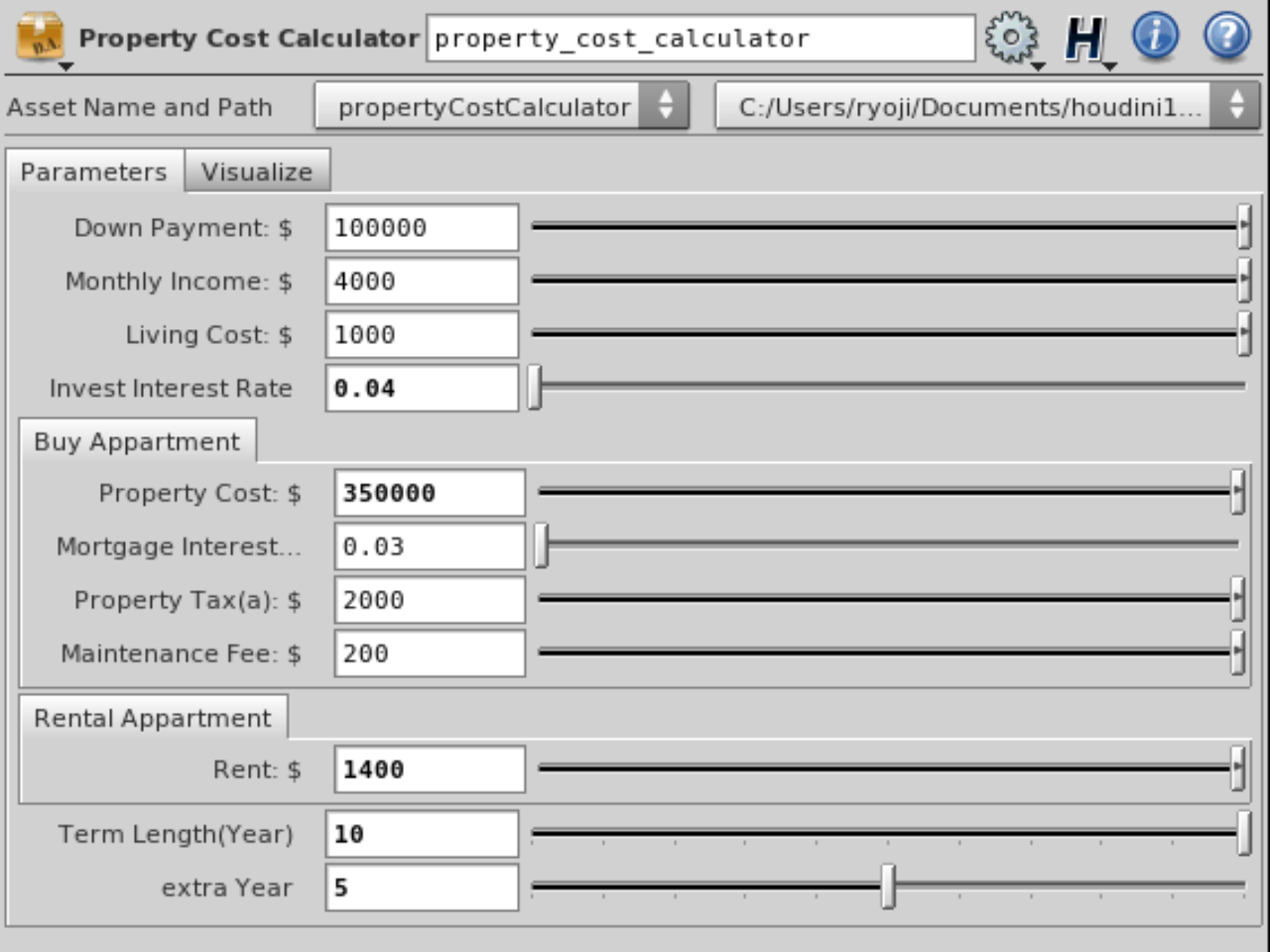 Property Cost Calculator
